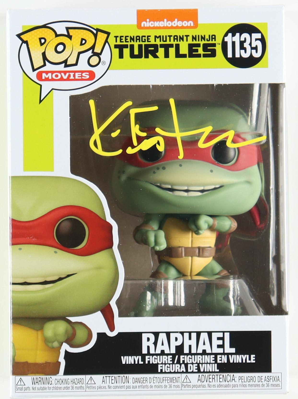 Kevin Eastman Signed "Teenage Mutant Ninja Turtles" #1135 Raphael Funko ...