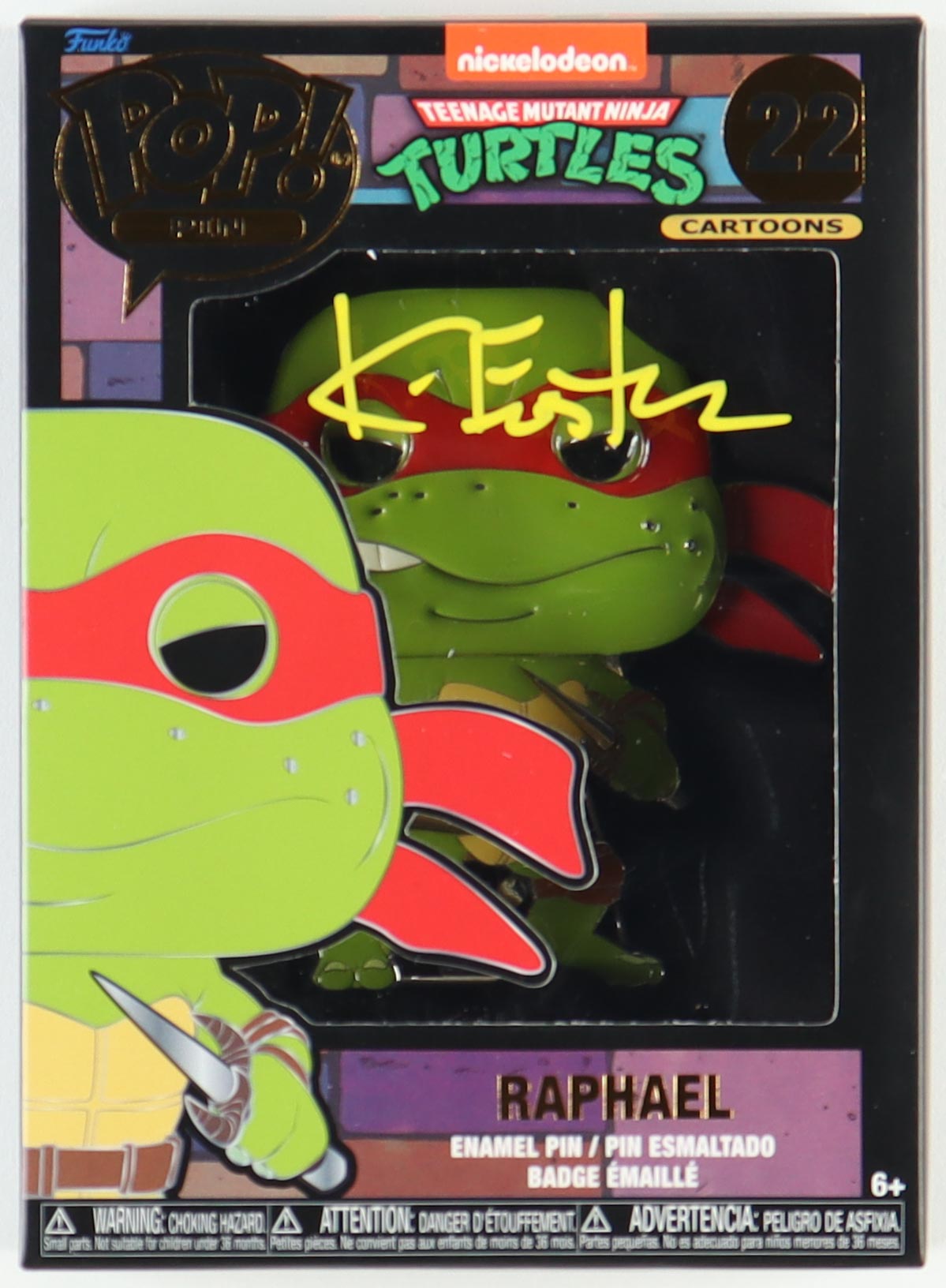 Kevin Eastman Signed "Teenage Mutant Ninja Turtles" #22 Raphael Funko ...