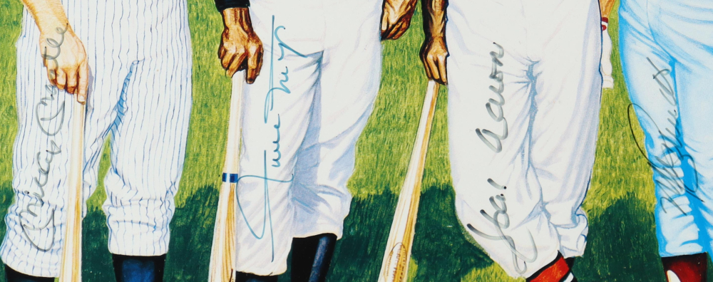 500 Home Run Club Custom Framed Poster Display Signed by (11) With ...