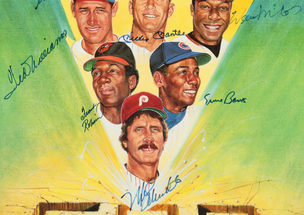 500 Home Run Club Custom Framed Photo Display Signed By (11) With ...