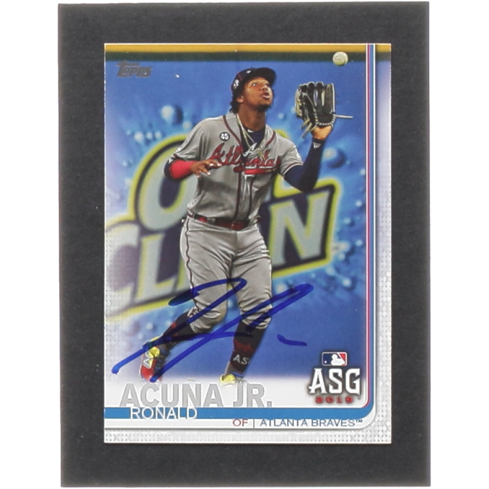 Ronald Acuna Jr. Signed 2019 Topps Update #US220 AS (Acuna) | Pristine ...