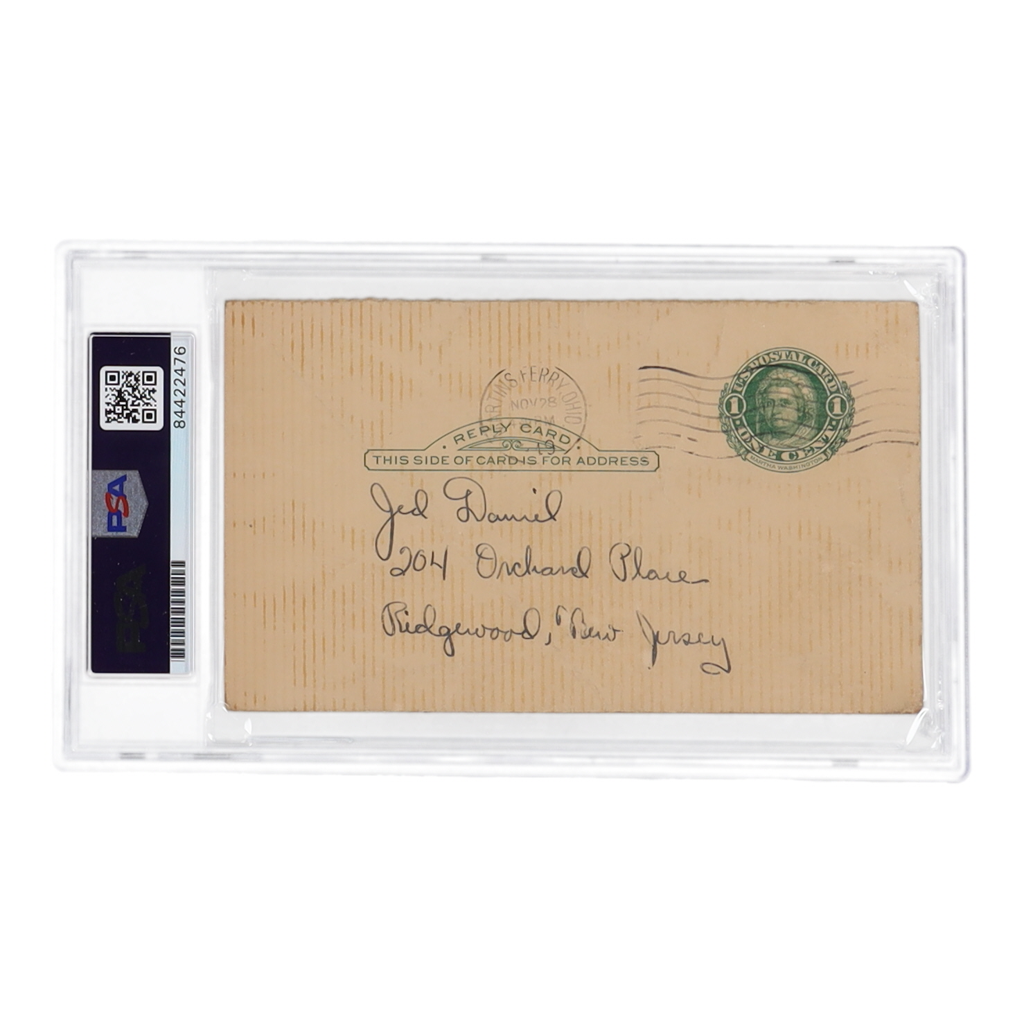 1949 Browns Team-Signed Vintage Government Postcard With Mac Speedie ...