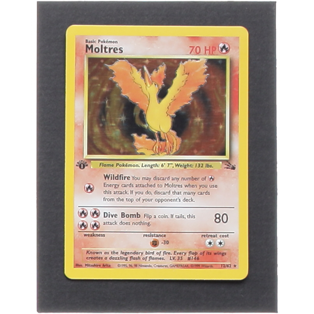 Moltres 1999 Pokemon Fossil 1st Edition #12 Holo | Pristine Auction