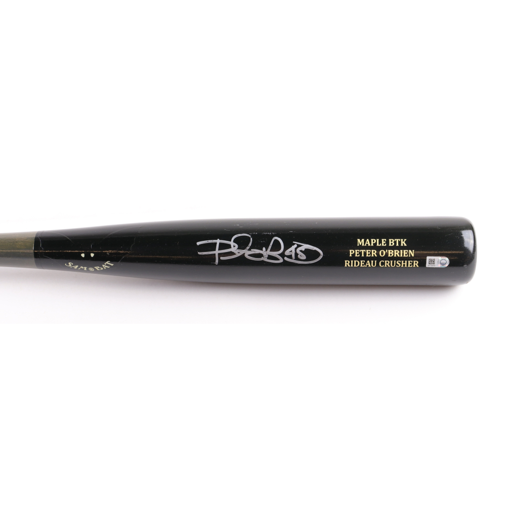 Peter O'Brien Signed Sam Bat Baseball Bat (MLB) | Pristine Auction