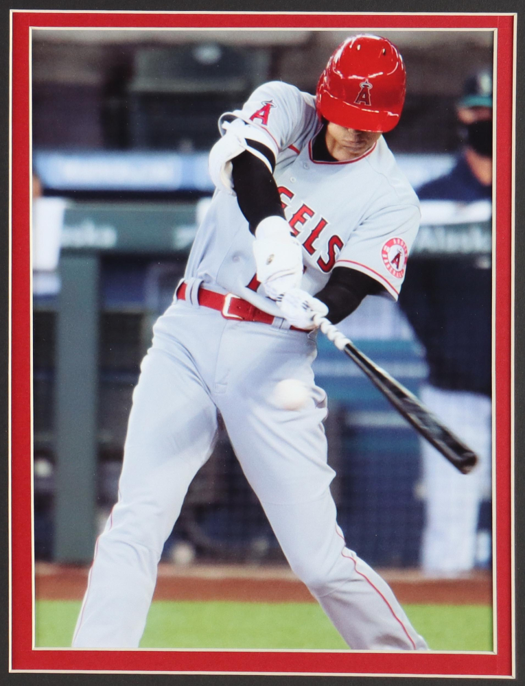 Shohei Ohtani Angels Custom Framed Jersey Display with LE Topps Trading ...