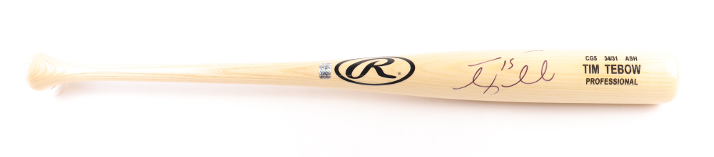 Tim Tebow Signed Rawlings Baseball Bat (Tebow) | Pristine Auction