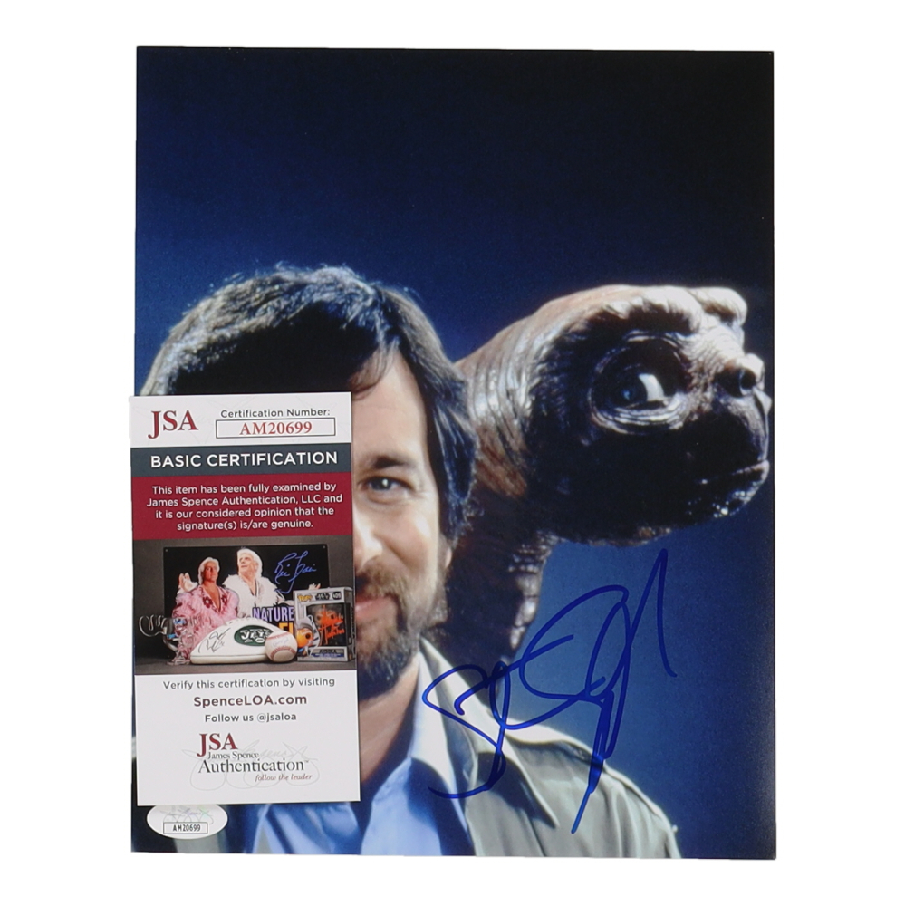Steven Spielberg Signed "E.T. the Extra-Terrestrial" 8x10 Photo (JSA ...