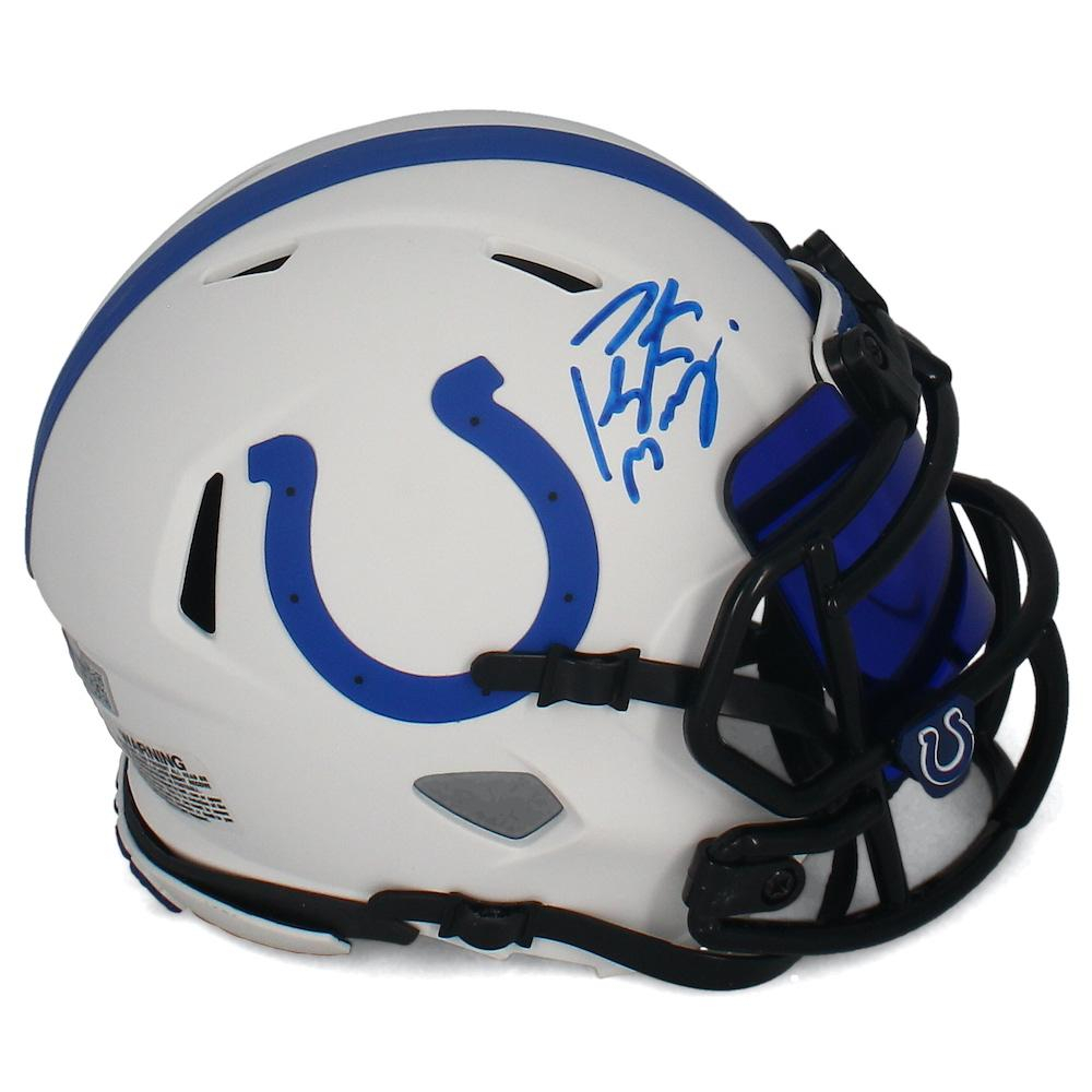 Peyton Manning Signed Colts Lunar Eclipse Alternate Speed Mini Helmet ...