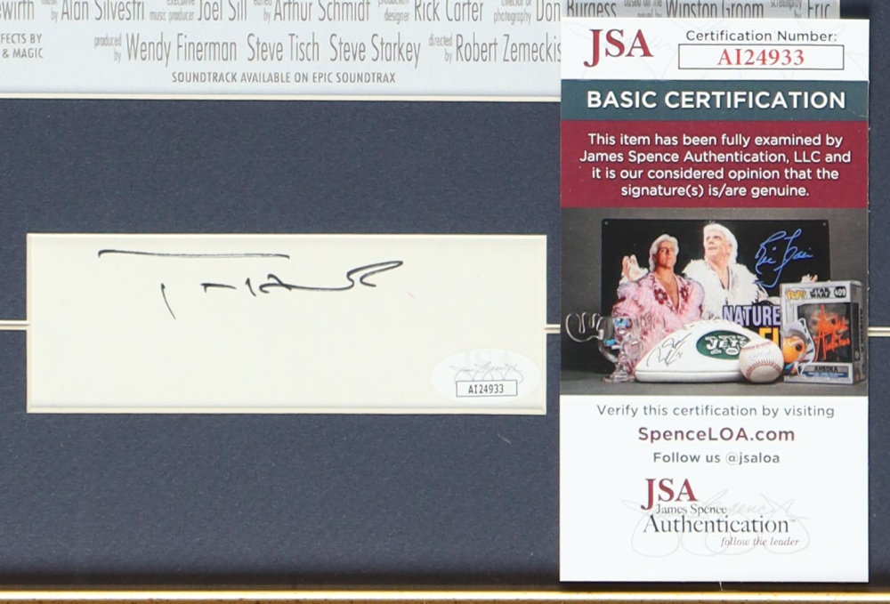 Tom Hanks Signed "Forrest Gump" Custom Framed Cut Display (JSA ...