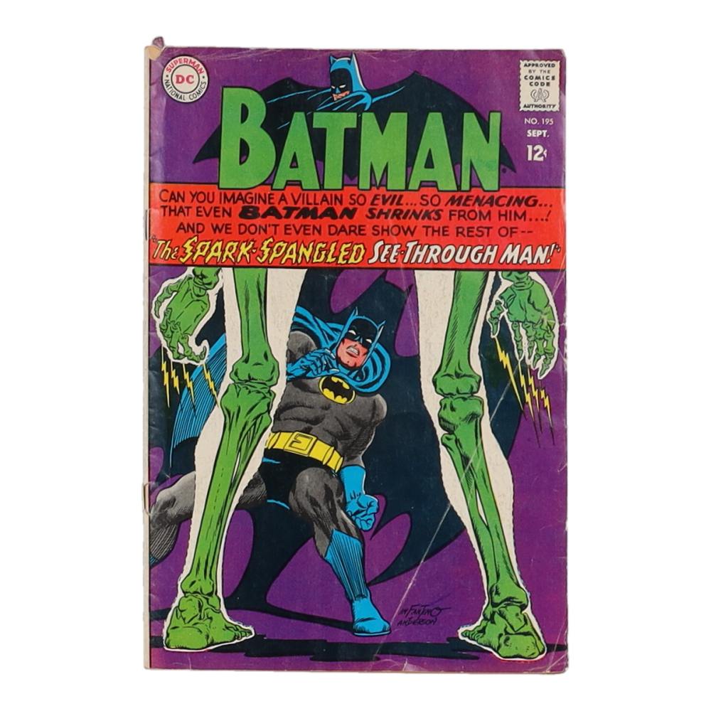 1967 "Batman" #195 D.C. Comic Book | Pristine Auction