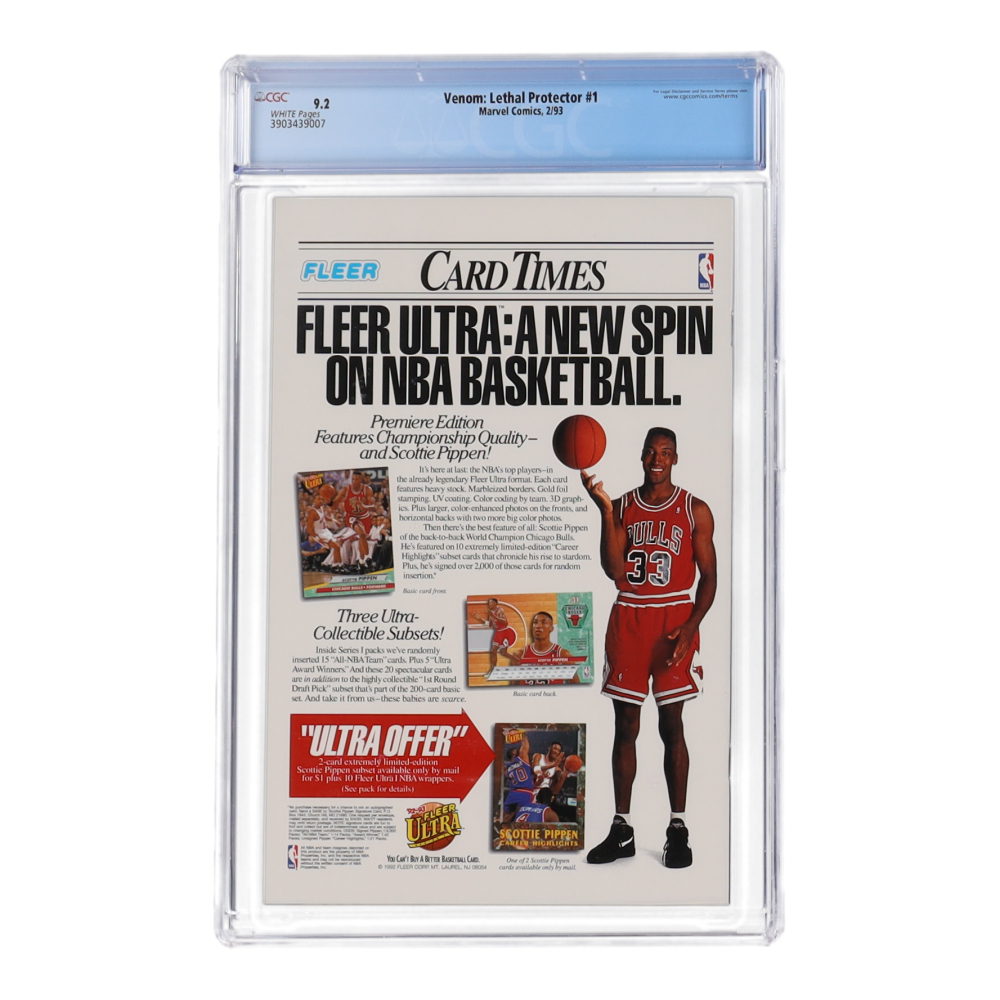 1993 "Venom: Lethal Protector" Issue #1 Red Foil Cover Marvel Comic ...