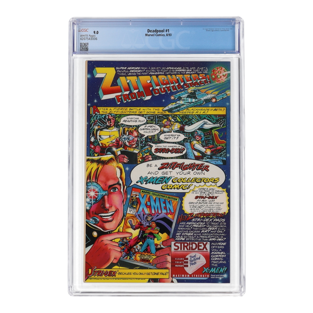 1993 "Deadpool" #1 Marvel Comic Book (CGC 9.0) | Pristine Auction