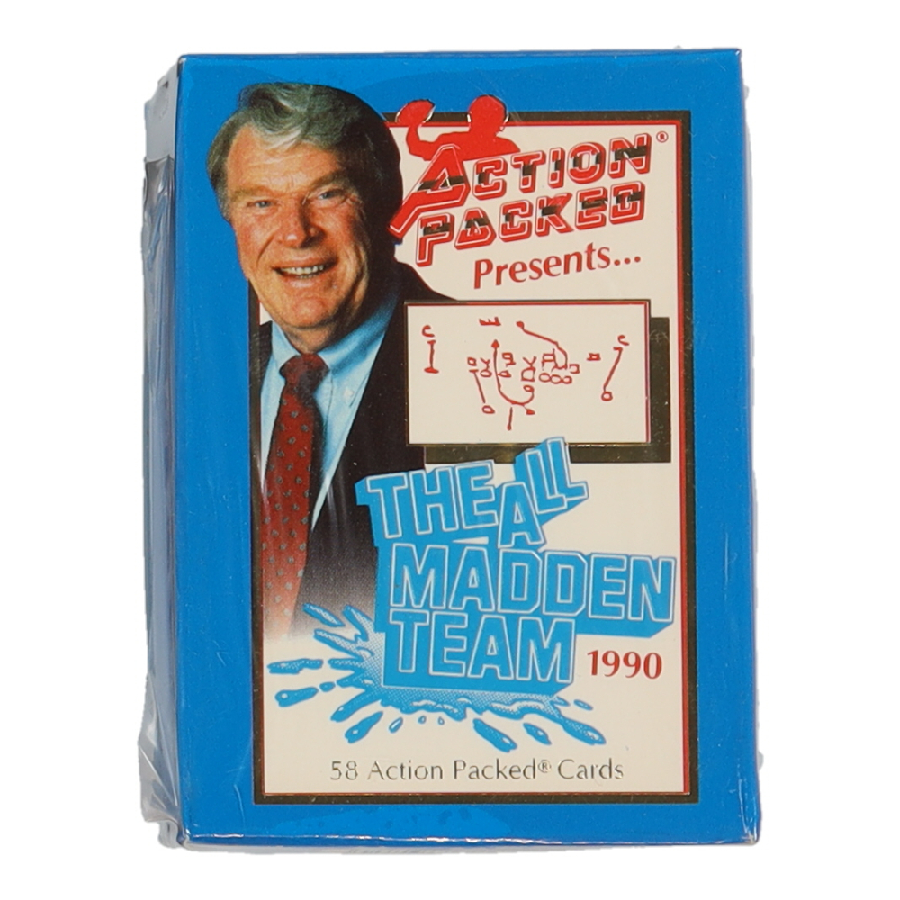 1990 Action Packed All Madden Team Football Factory Set with (58) Cards ...