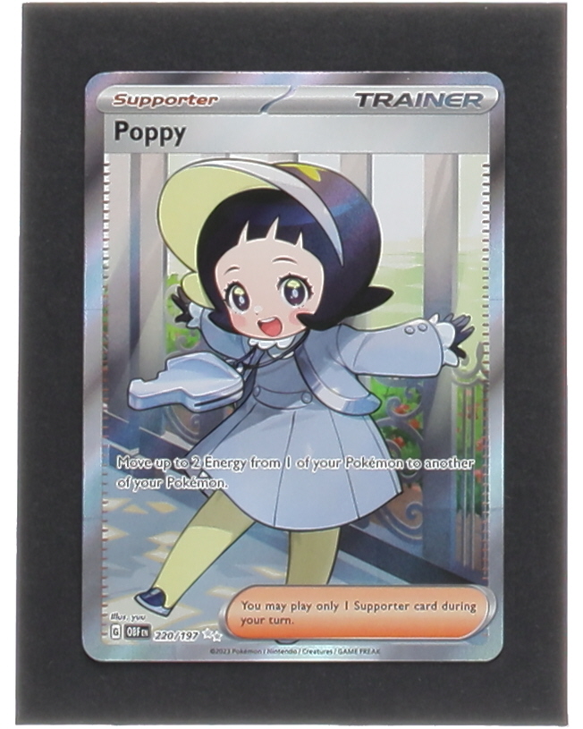 Poppy Pokemon 2023 Obsidian Flames #220 | Pristine Auction