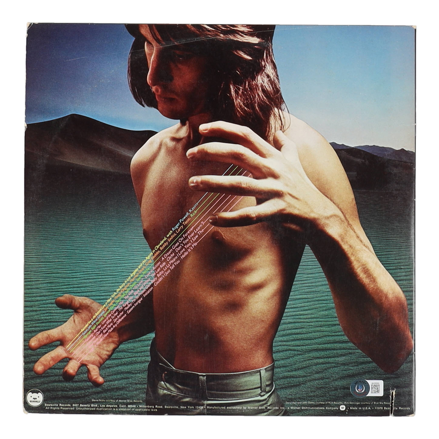 Todd Rundgren Signed "Back to the Bars" Vinyl Record Album Inscribed ...