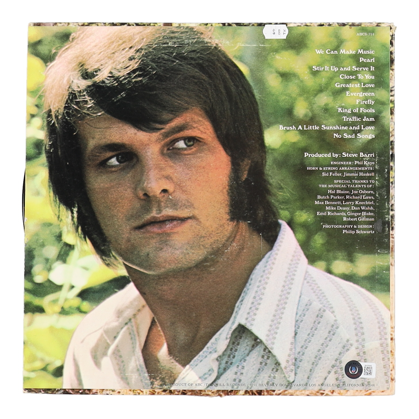Tommy Roe Signed "We Can Make Music" Vinyl Record Album (Beckett ...