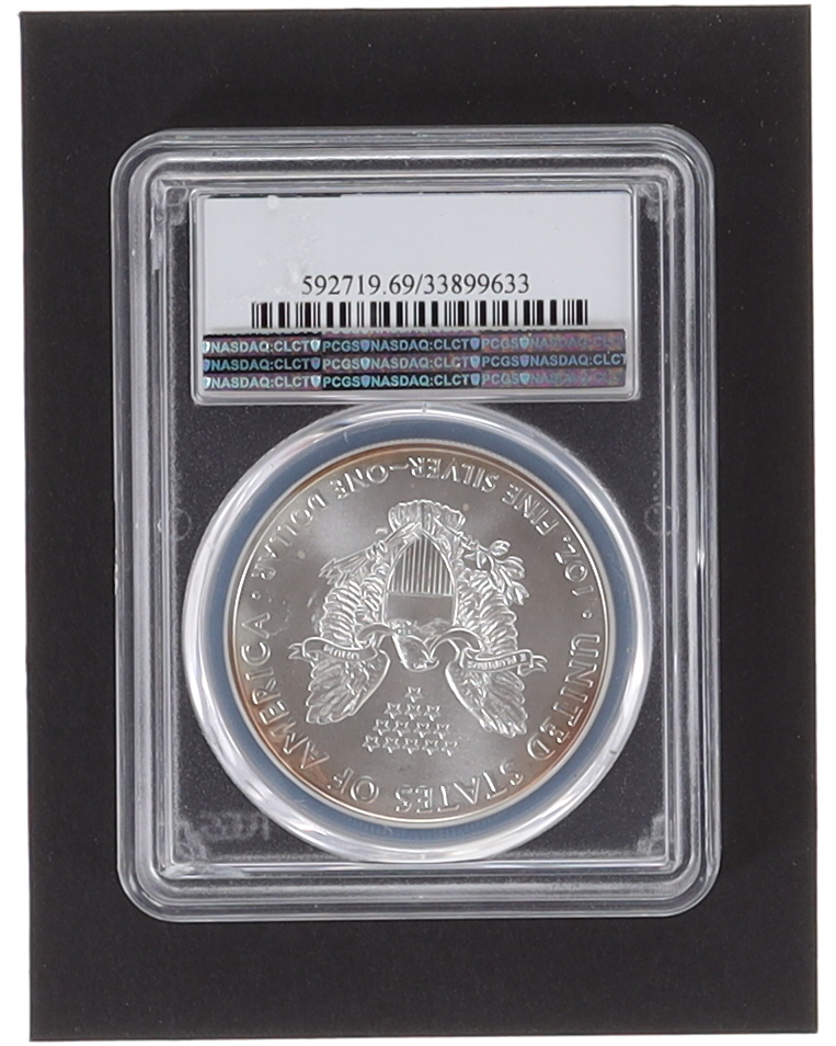 2016 American Silver Eagle - Signed by Wayne La Pierre - NRA Label ...