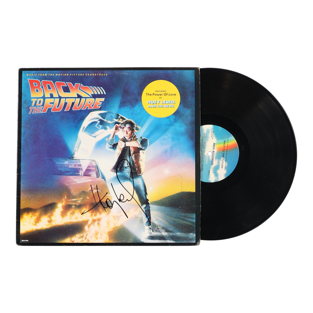 Huey Lewis Signed "Back to the Future" Original Motion Picture ...