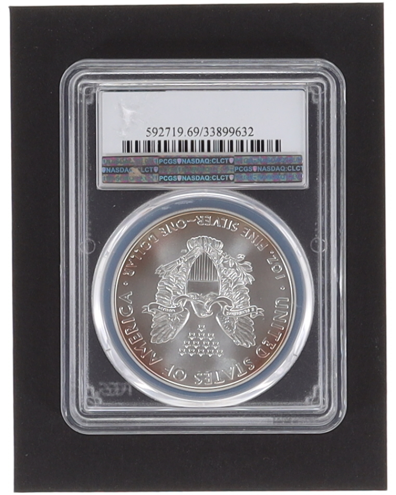 2016 American Silver Eagle - Signed by Wayne La Pierre - NRA Label ...