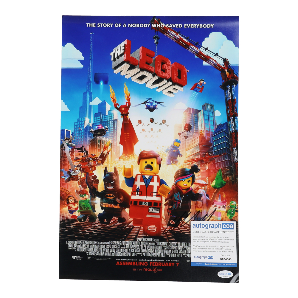 Will Ferrell Signed "The Lego Movie" 11x17 Photo (ACOA) | Pristine Auction