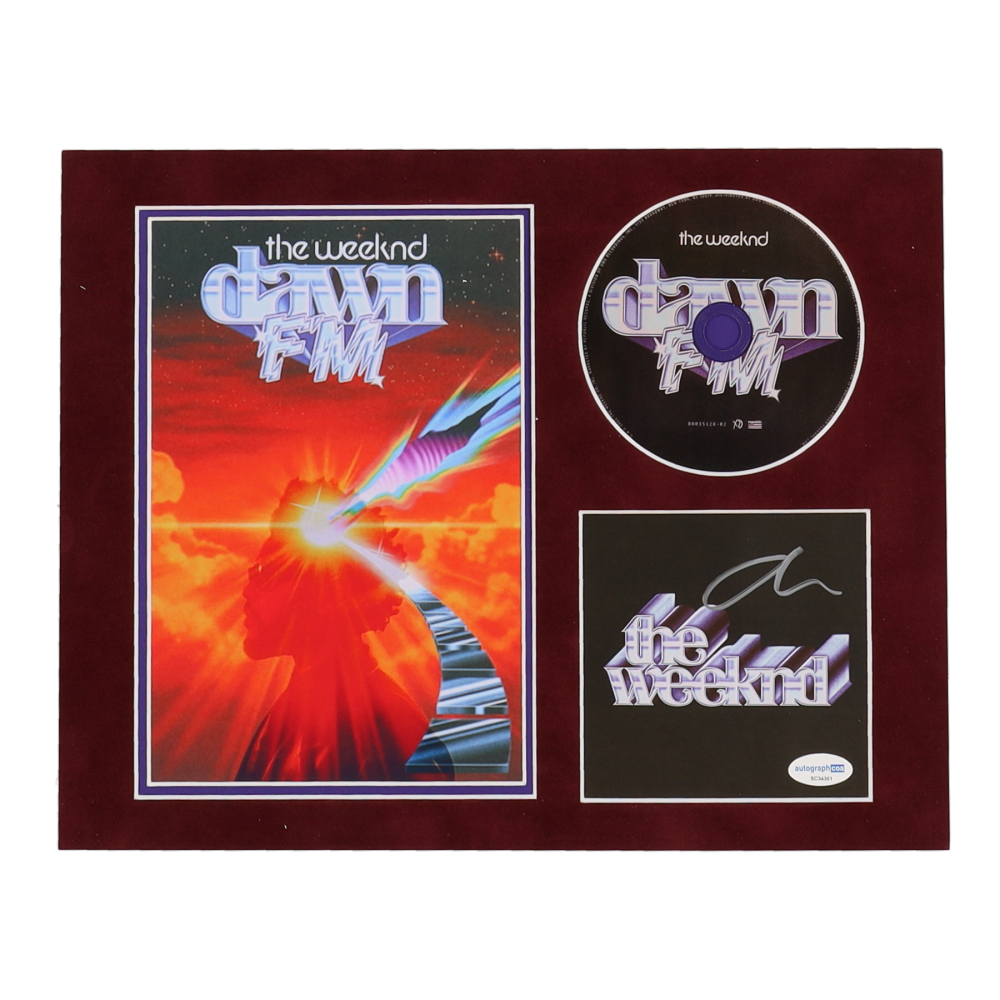 The Weeknd Signed 11x14 Custom Matted CD Album Display (ACOA ...