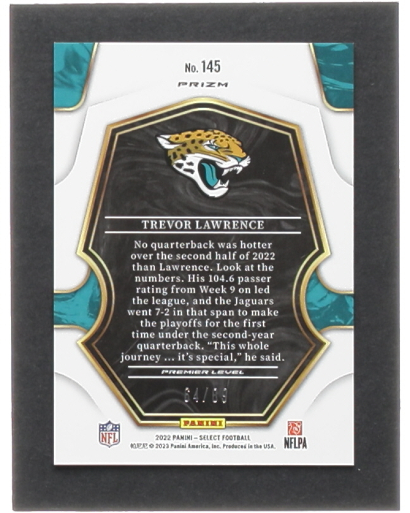 Trevor Lawrence 2022 Select Prizm Dragon Scale #145 | Pristine Auction