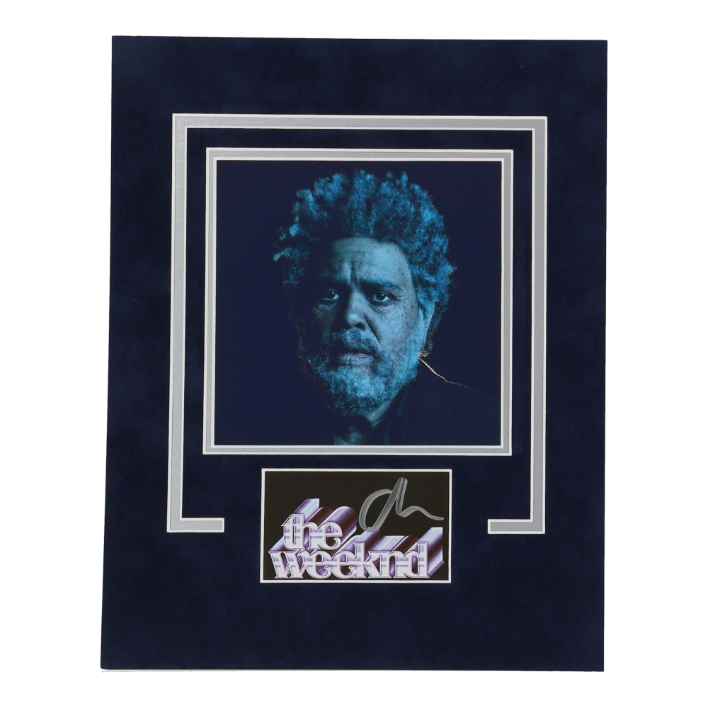 The Weeknd Signed 11x14 Custom Matted Cut Display (ACOA) | Pristine Auction