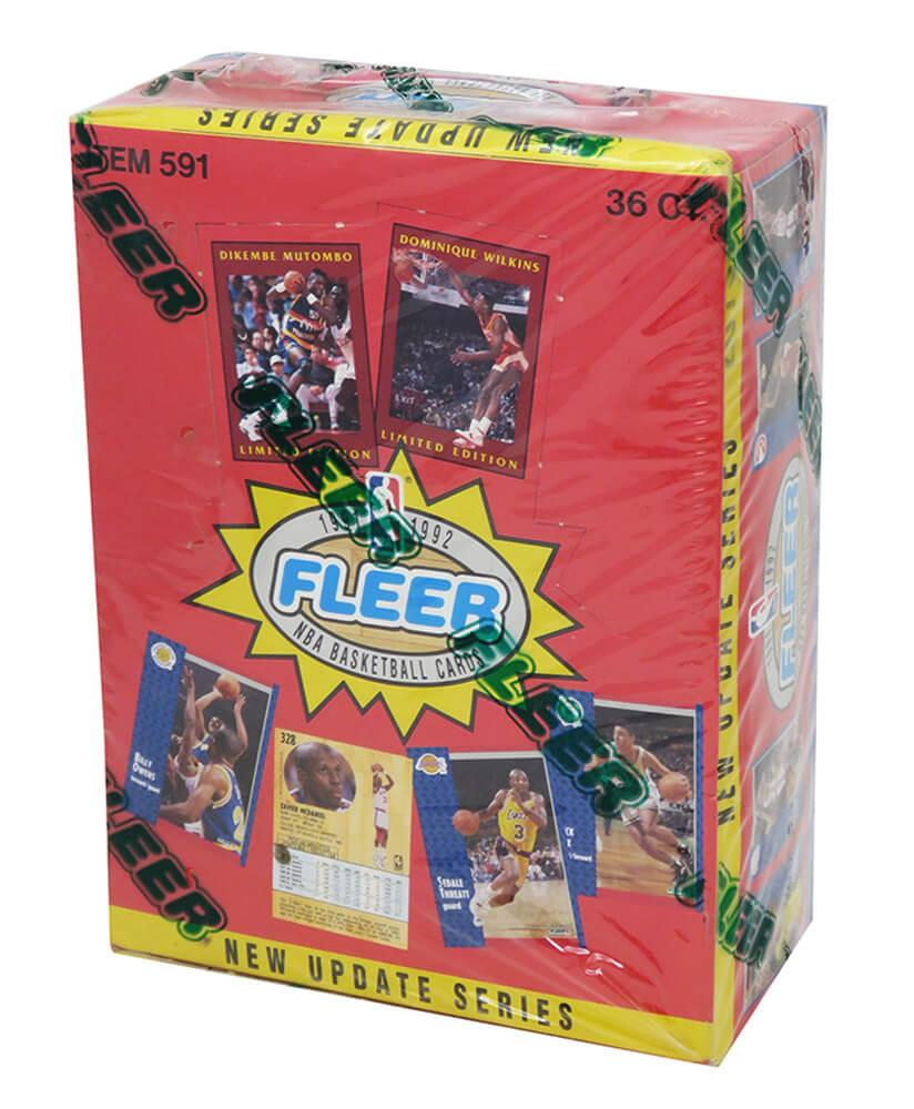 1991-92 Fleer Series 2 Factory Sealed Basketball Wax Box with (36 ...