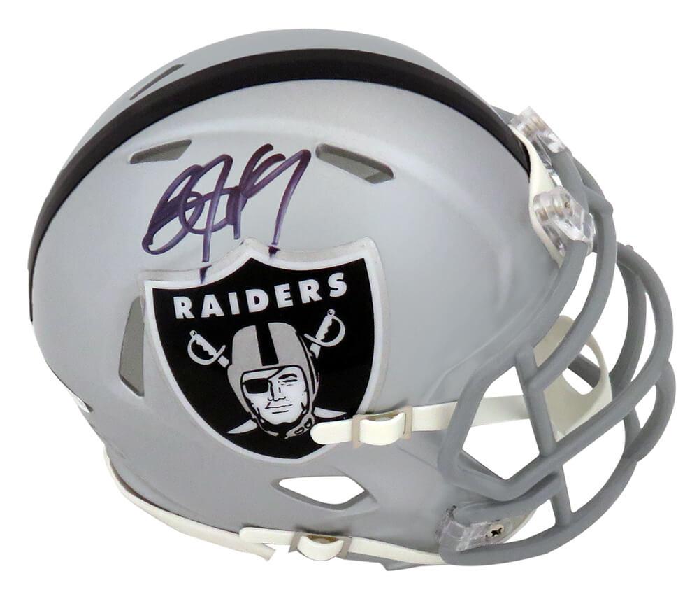 Bo Jackson Signed Raiders Speed Mini Helmet (Beckett) | Pristine Auction
