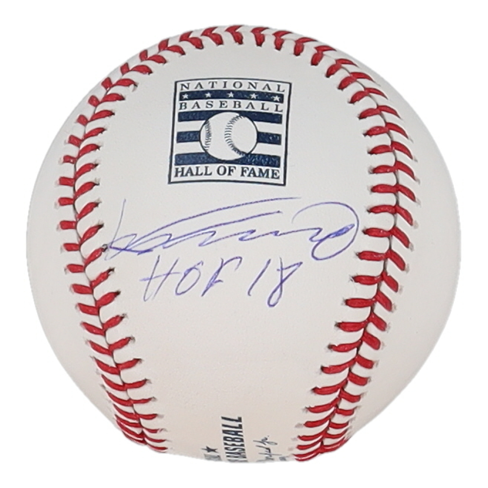 Vladimir Guerrero Signed OML Hall of Fame Logo Baseball Inscribed "HOF ...