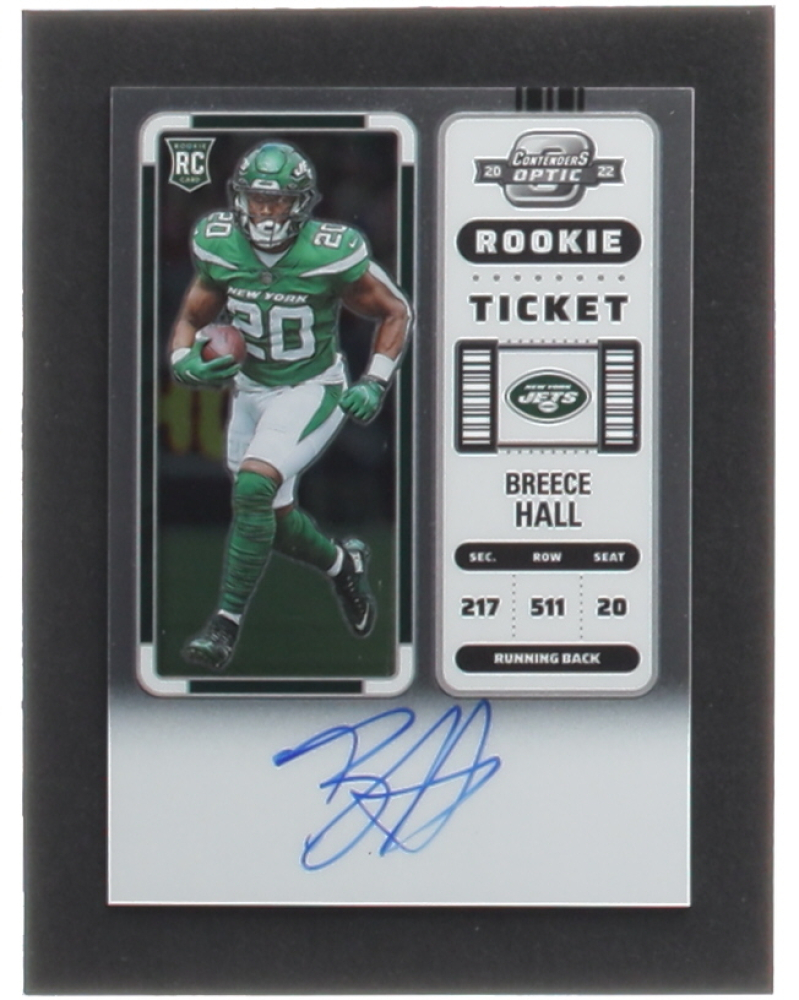 Breece Hall 2022 Panini Contenders Optic #105 Autograph RC | Pristine ...