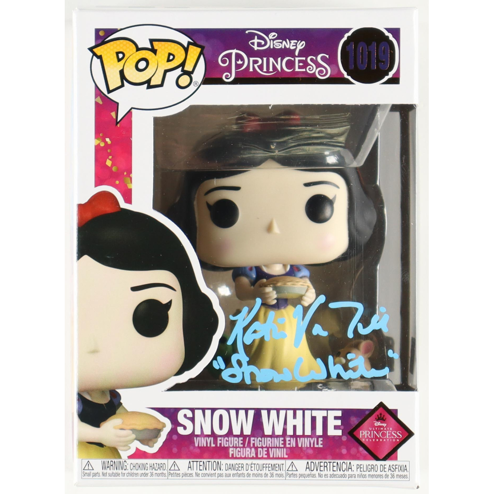 Katie Von Till Signed Disney "Princess" #1019 Snow White Funko Pop ...
