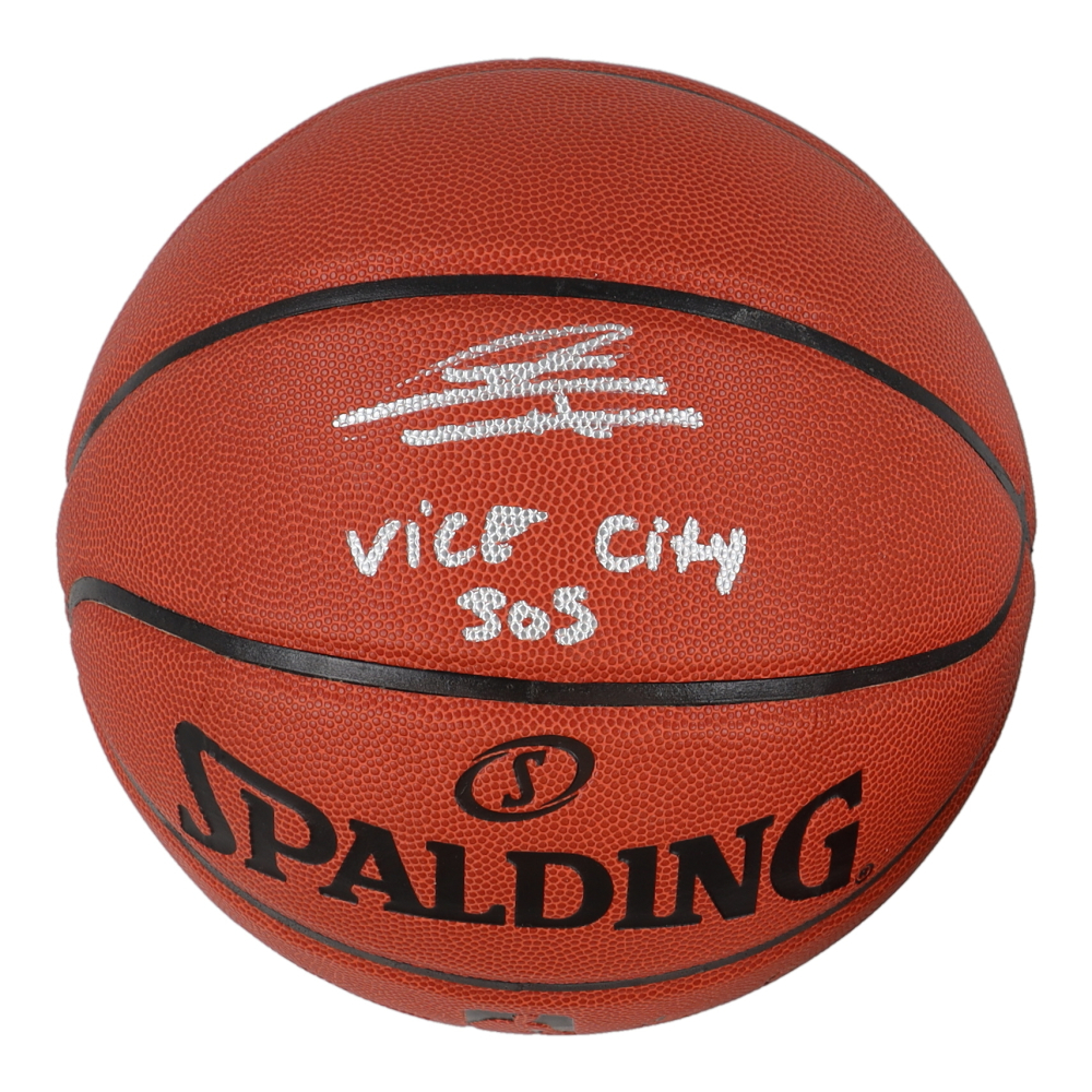 Tyler Herro Signed NBA Basketball Inscribed "Vice City 305" (JSA ...
