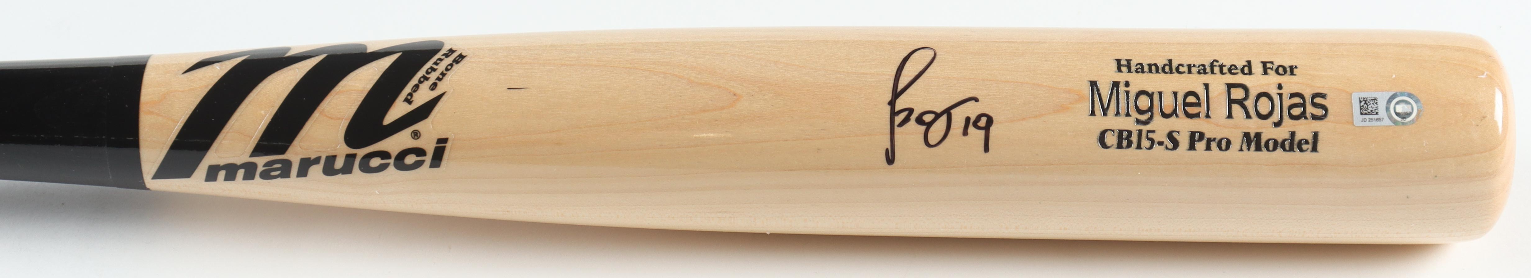 Miguel Rojas Signed Marucci Baseball Bat (MLB) | Pristine Auction