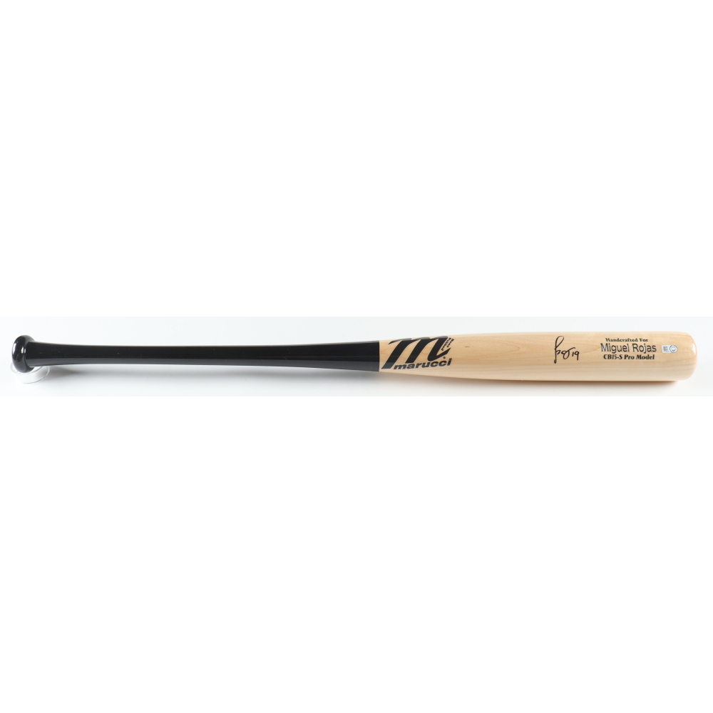 Miguel Rojas Signed Marucci Baseball Bat (MLB) | Pristine Auction