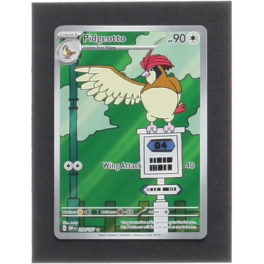 Pidgeotto 2023 Pokemon Scarlet and Violet Obsidian Flames #208 ...