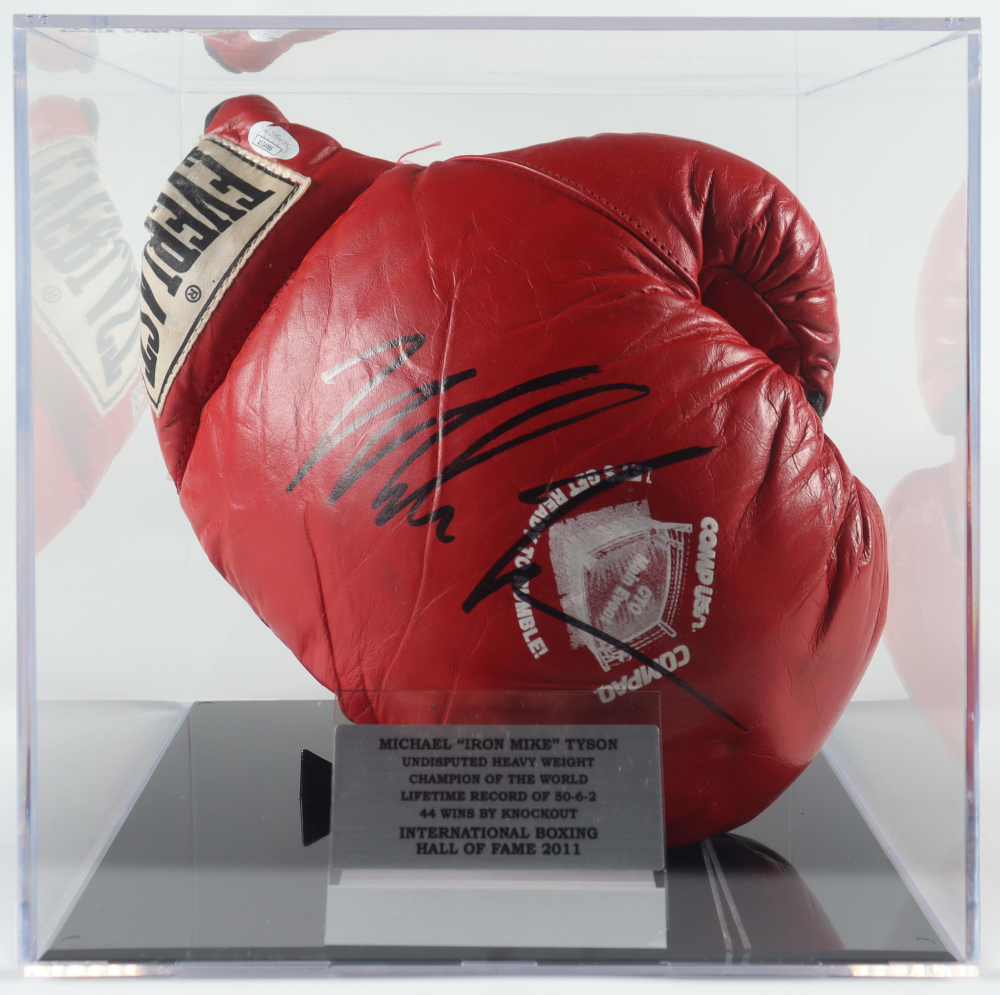 Mike Tyson Signed Everlast Vintage Compaq Fight Sponsorship Special ...