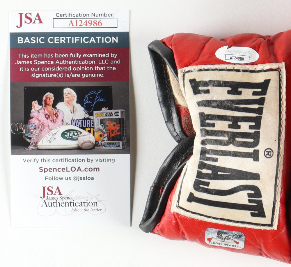 Mike Tyson Signed Everlast Vintage Compaq Fight Sponsorship Special ...