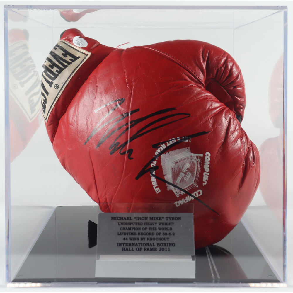 Mike Tyson Signed Everlast Vintage Compaq Fight Sponsorship Special ...