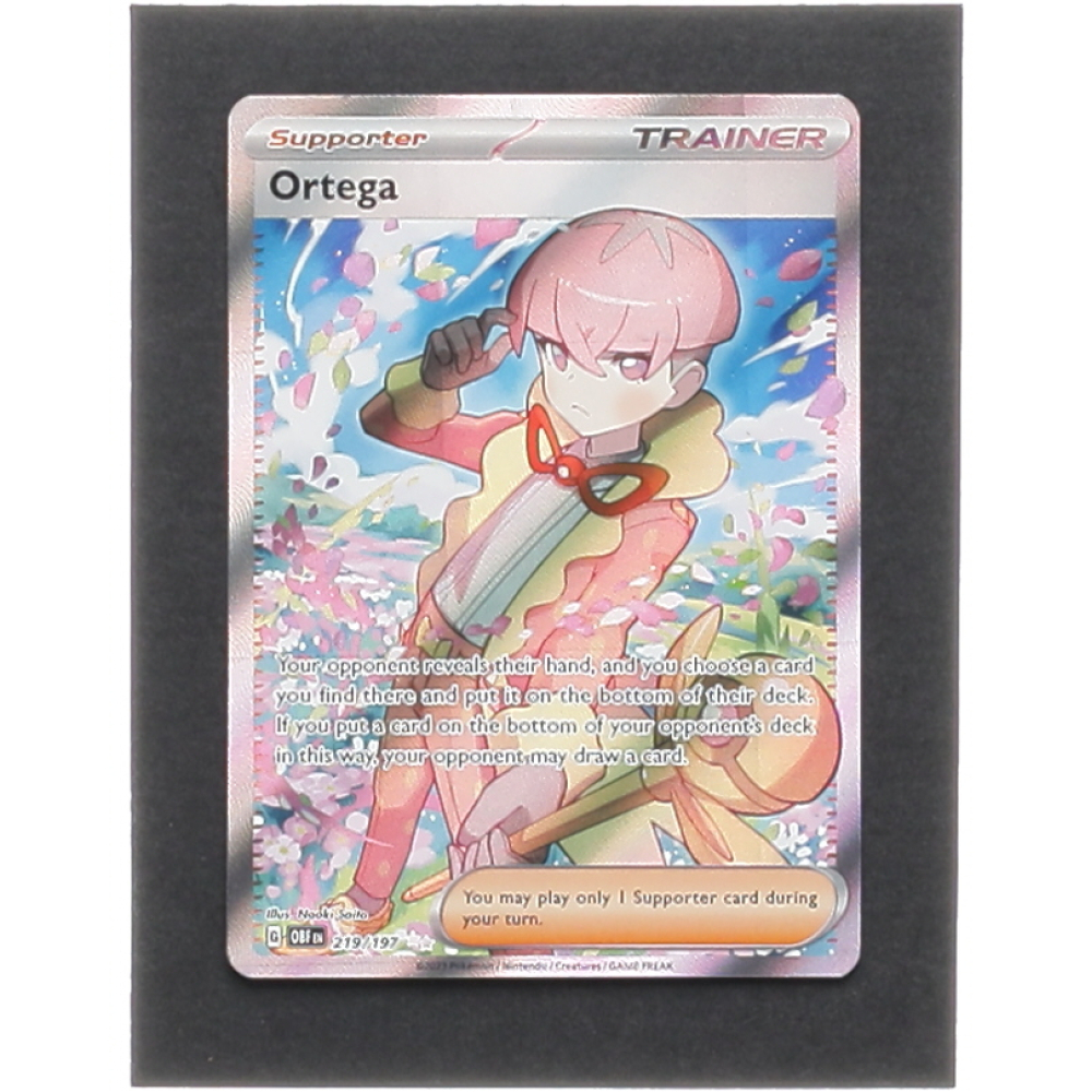 Ortega 2023 Pokemon Scarlet and Violet Obsidian Flames #219 | Pristine ...