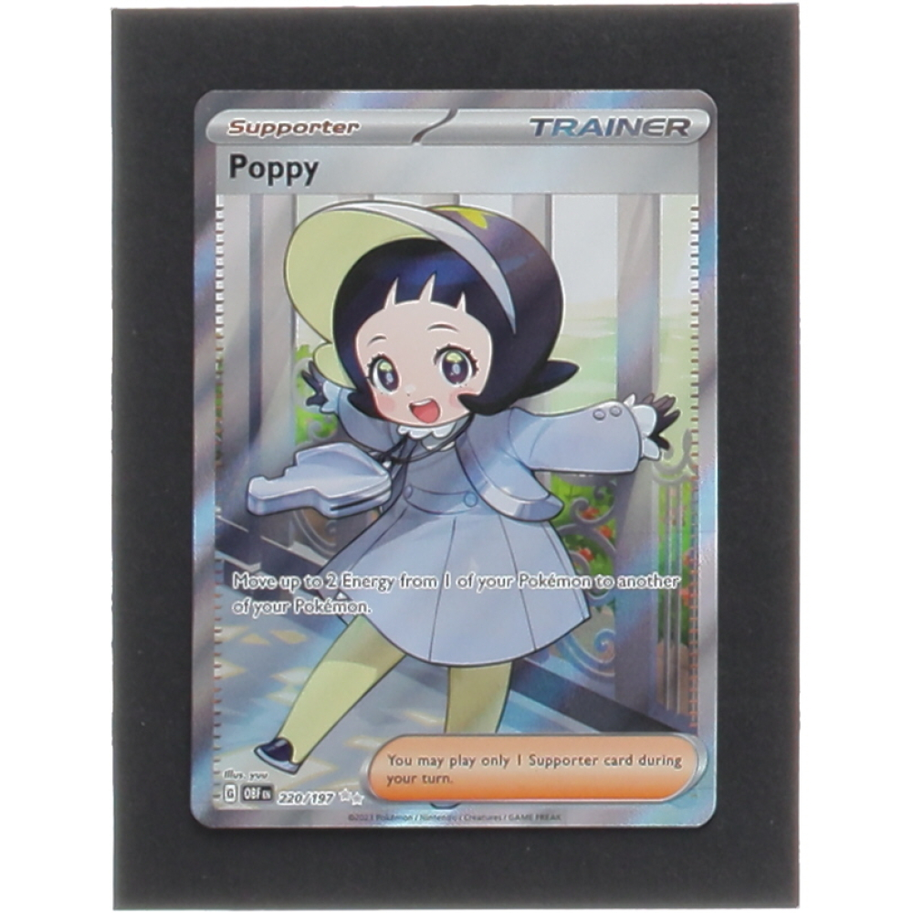 Poppy 2023 Pokemon Scarlet and Violet Obsidian Flames #220 | Pristine ...