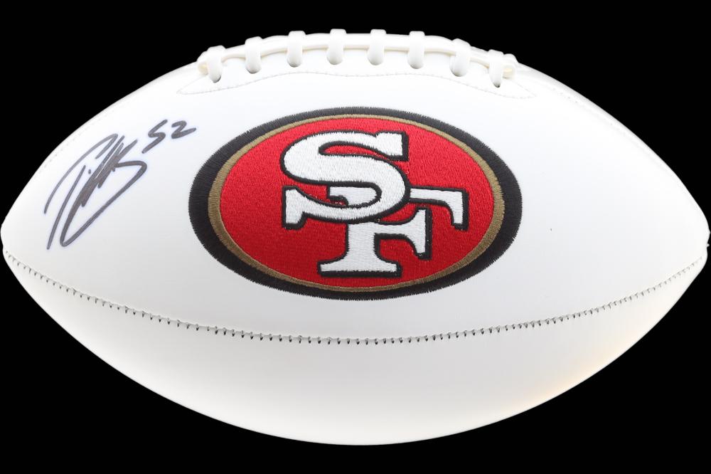 Patrick Willis Signed 49ers Logo Football (Beckett) | Pristine Auction