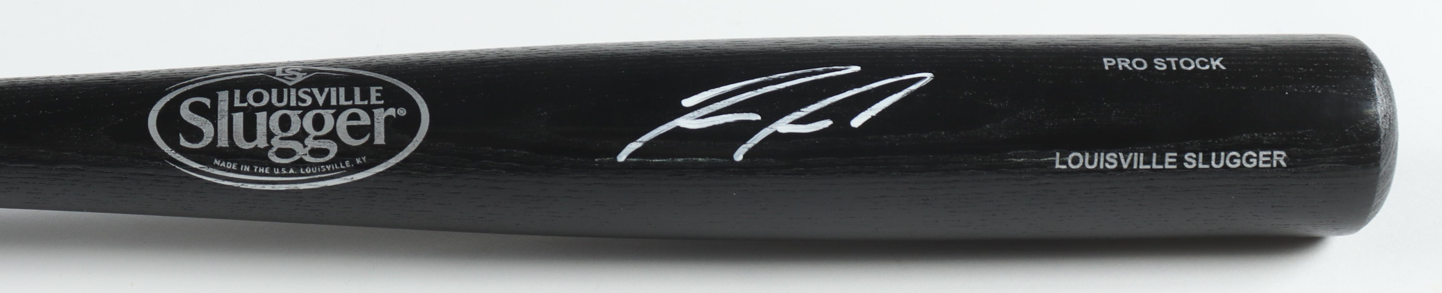 Ronald Acuna Jr. Signed Louisville Slugger Baseball Bat (Acuna ...