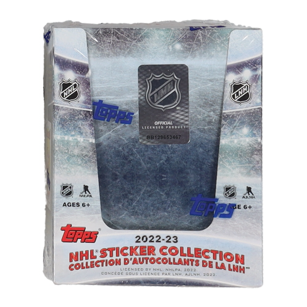 2022-23 Topps NHL Hockey Sticker Collection Box with (50) Packs | Pristine Auction
