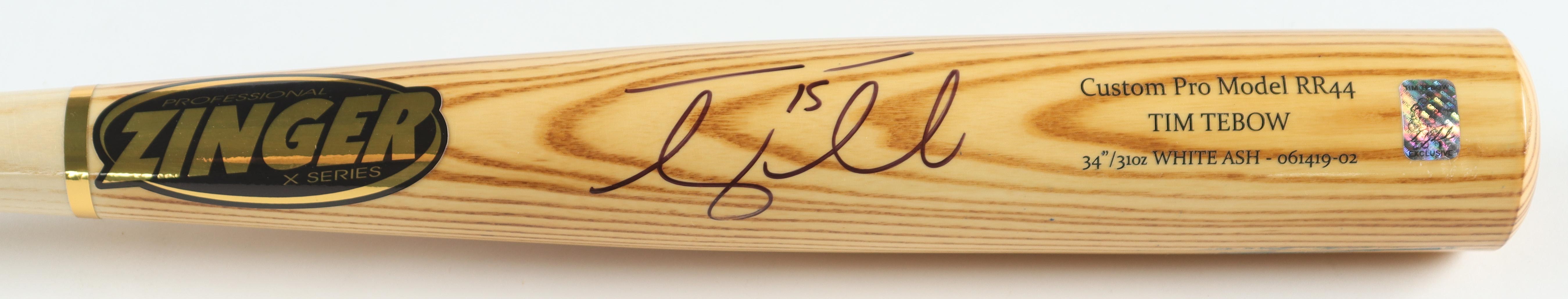Tim Tebow Signed Zinger Baseball Bat (Tebow) | Pristine Auction