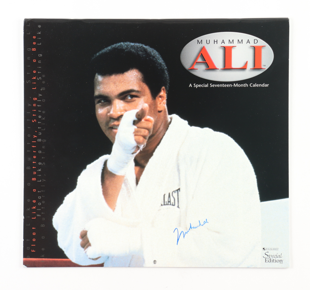 Muhammad Ali Signed 1999-2000 Calendar (Beckett) (See Description ...