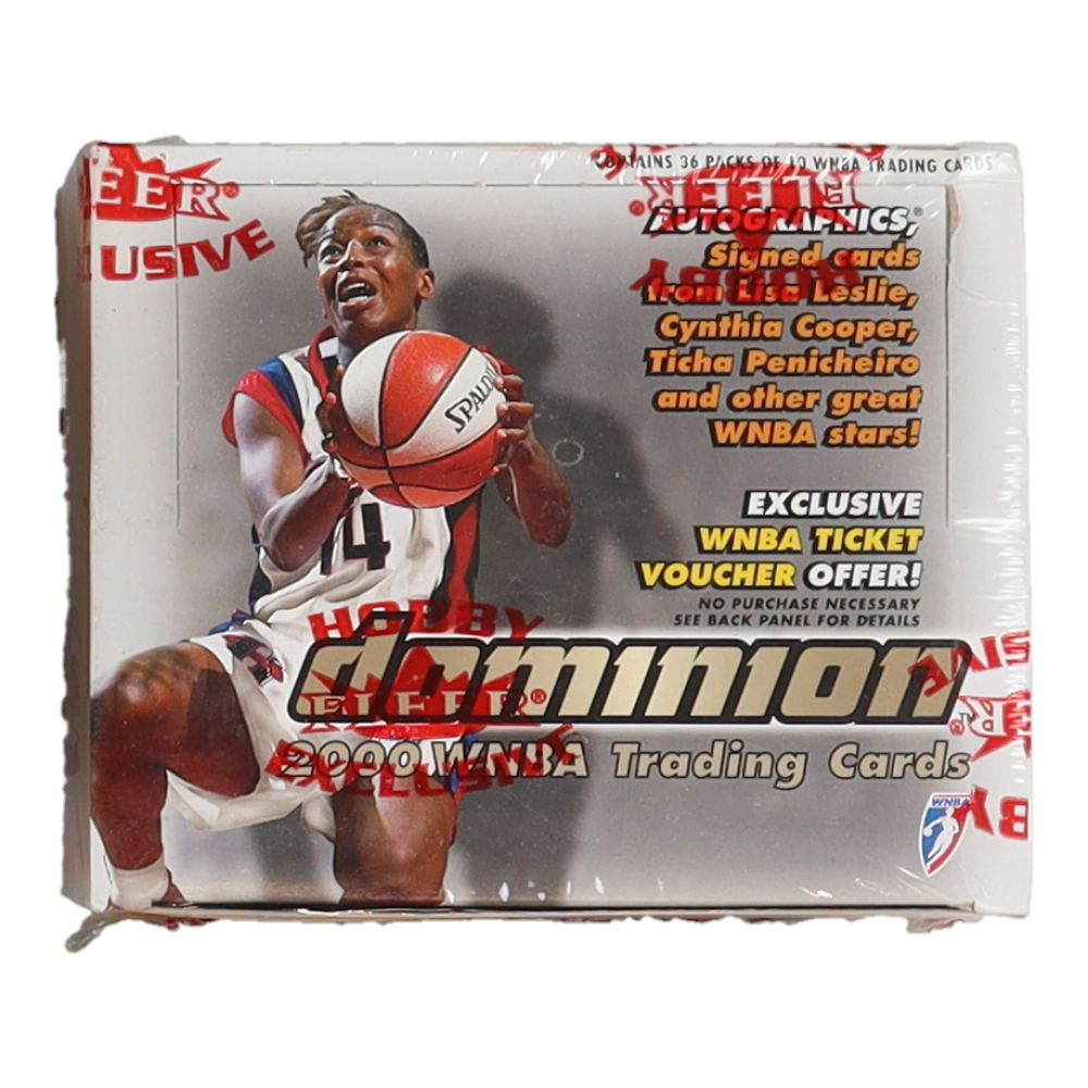 2000 Skybox Dominion WNBA Basketball Hobby Box with (36) Packs ...