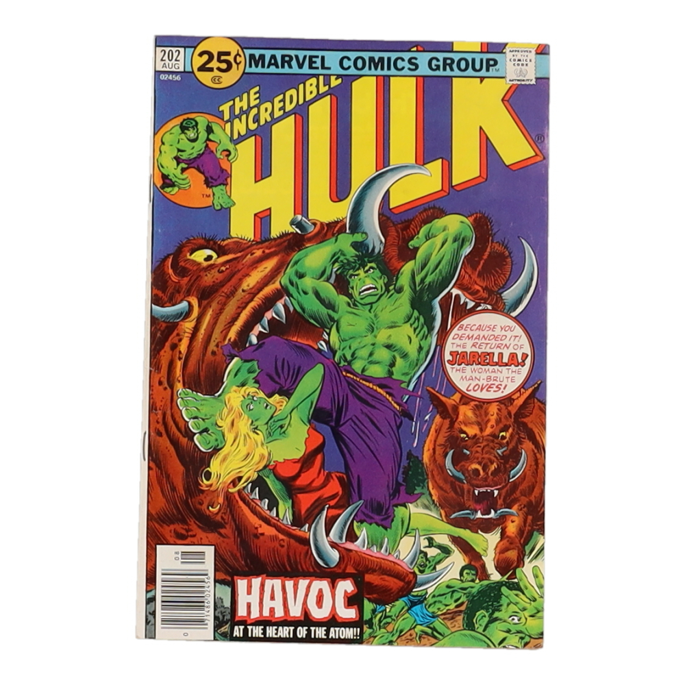 1976 "The Incredible Hulk" Issue #202 Marvel Comic Book | Pristine Auction