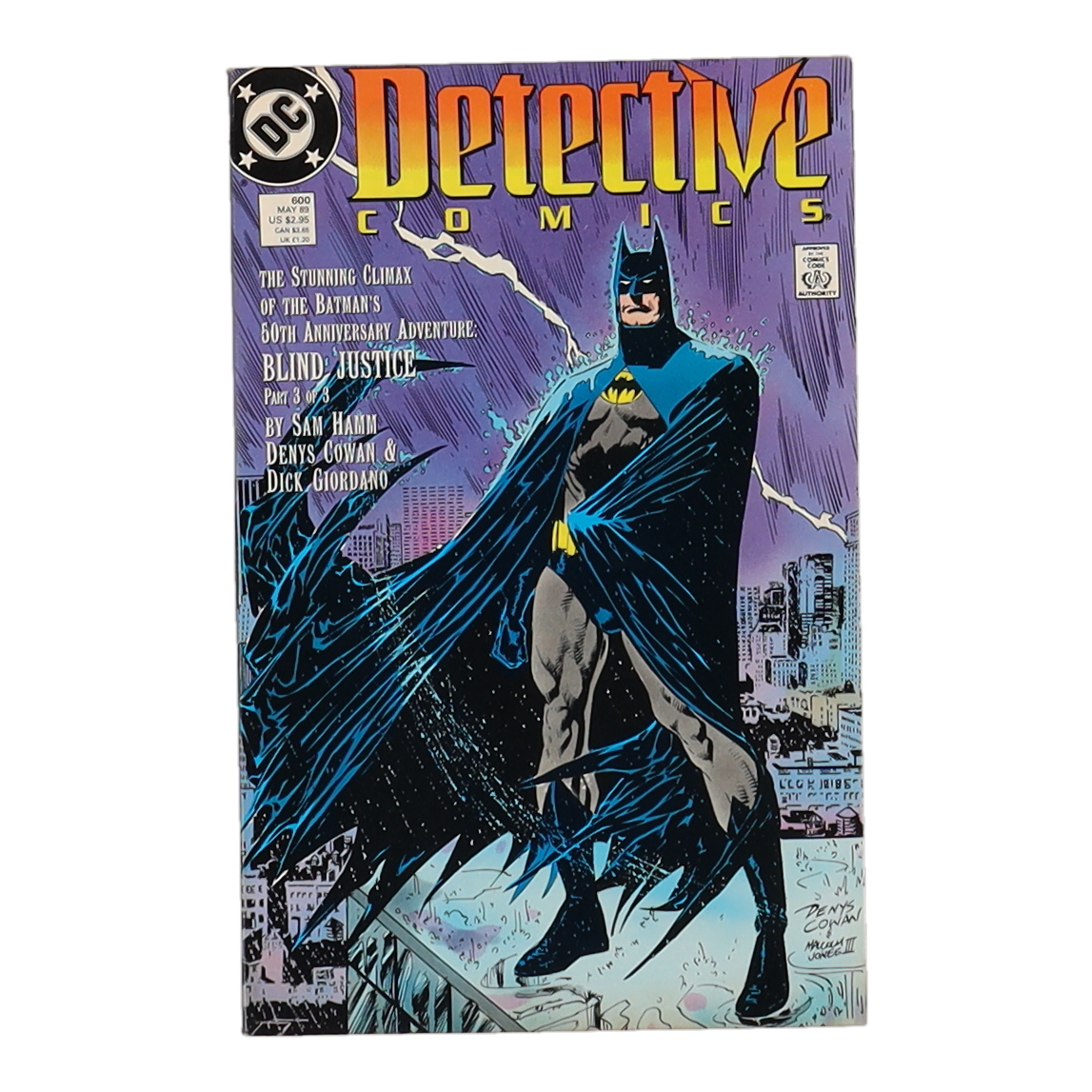 1989 "Detective Comics" Issue #600B DC Comic Book | Pristine Auction