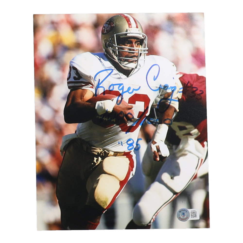 Roger Craig Signed 49ers 8x10 Photo Inscribed "1000/1000" (Beckett ...